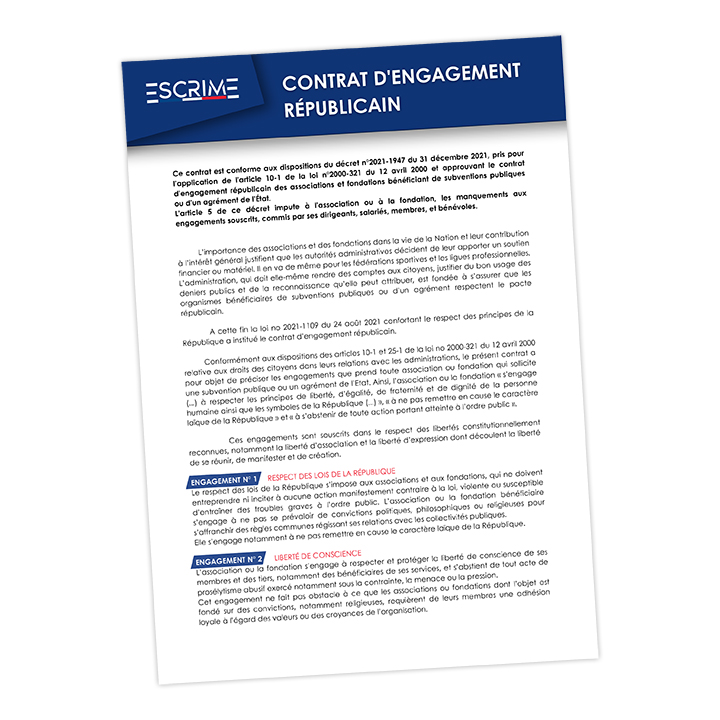 Le contrat d'engagement républicain - Site de la Ligue Ile de France d ...